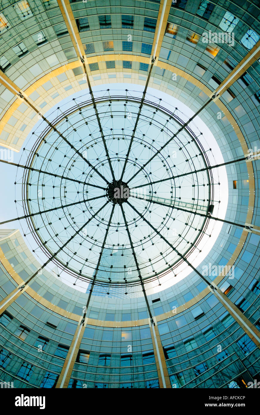 modern architecture modern office buildings at La Defense, Paris ...
