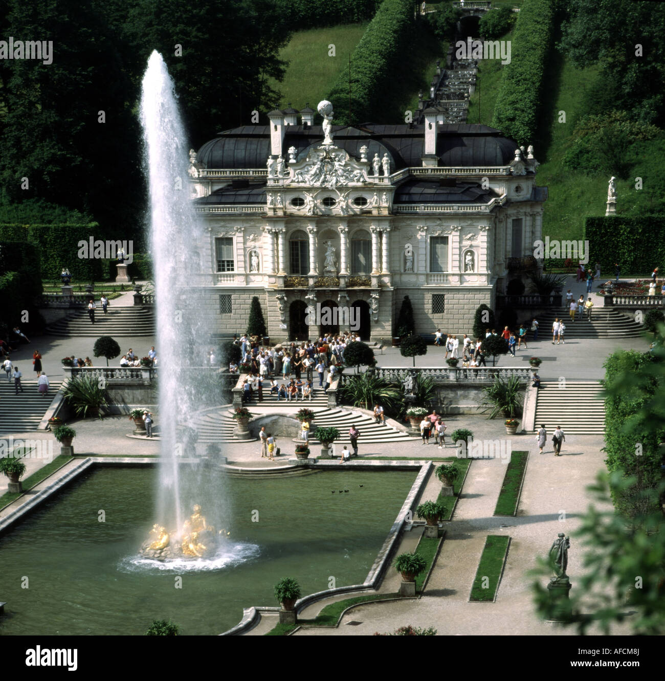 Linderhof castle, Germany Stock Photo - Alamy