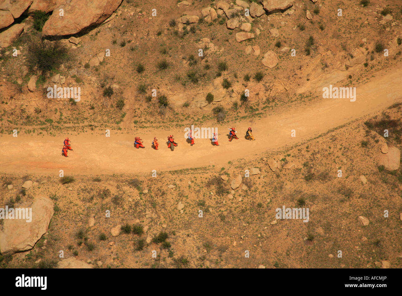 Flying firemen hi-res stock photography and images - Alamy