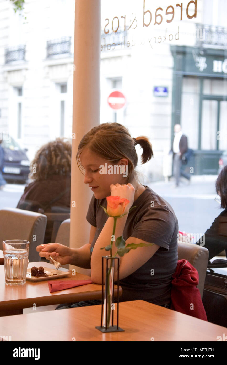 Bread and Roses Cafe Bistrot on the left bank of Paris France 2007 ...