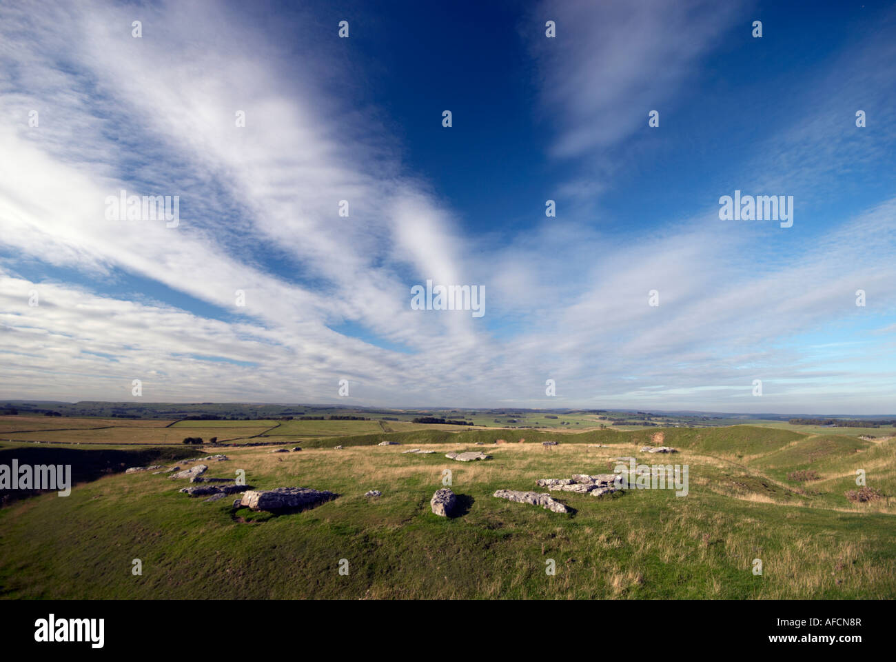 Arbor low neolithic henge hi-res stock photography and images - Alamy