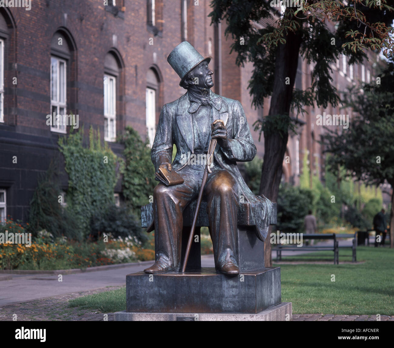 Hans Christian Anderson Statue, Copenhagen (Kobenhavn), Kingdom of ...