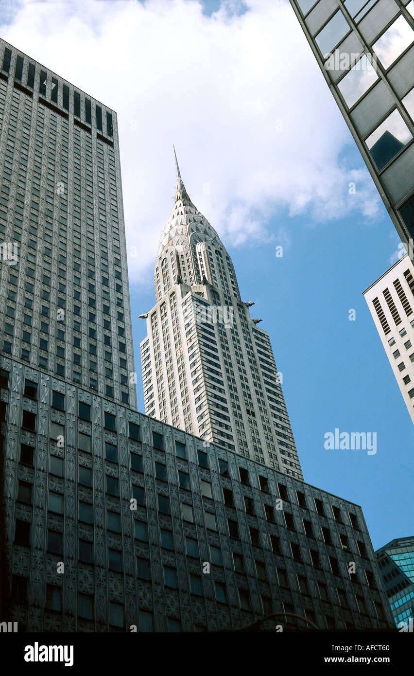 New york crysler building hi-res stock photography and images - Alamy