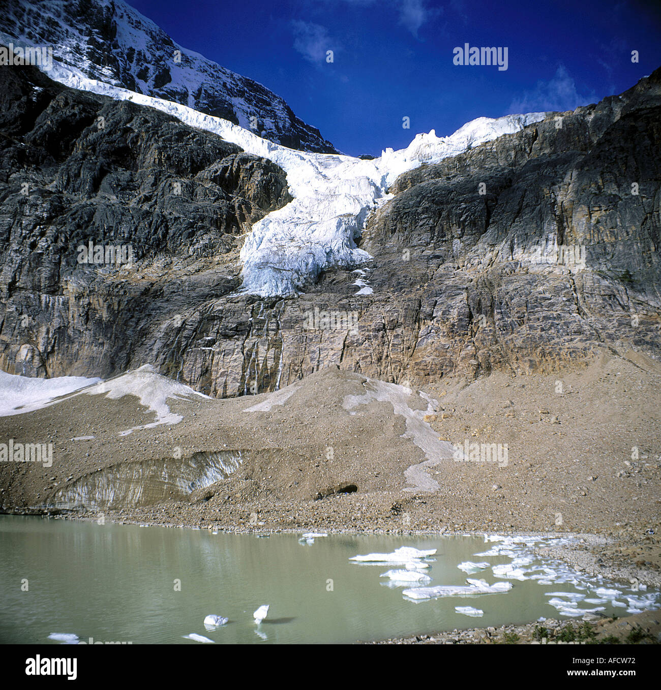geography / travel, Canada, Jasper National Park, Angel Glacier, nature ...