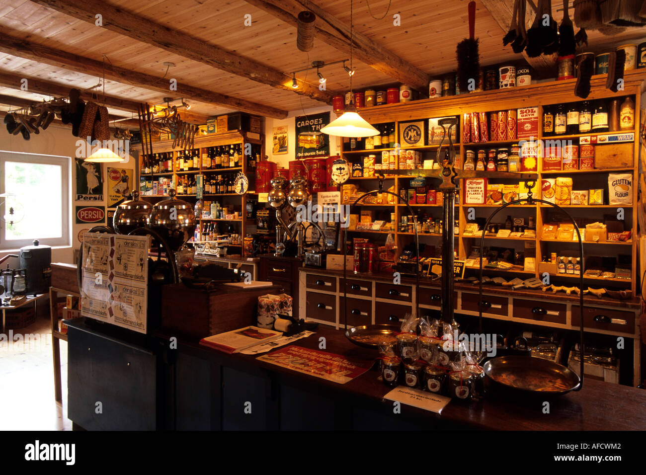Traditional Shop at Egeskov, Kobman museum, Egeskov Slot Castle, Near ...