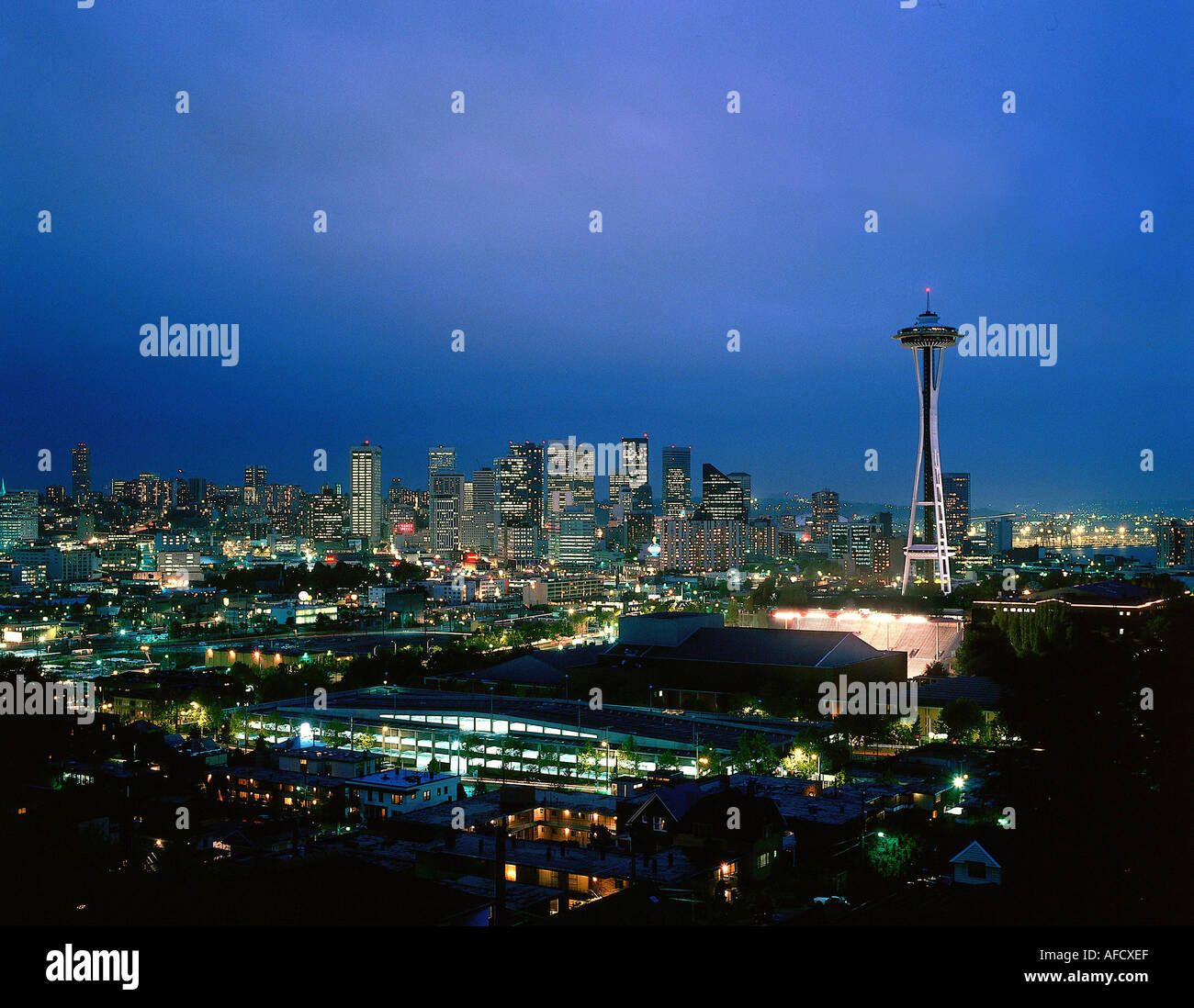 geography / travel, USA, Washington, Seattle, overviews, Space Needle ...