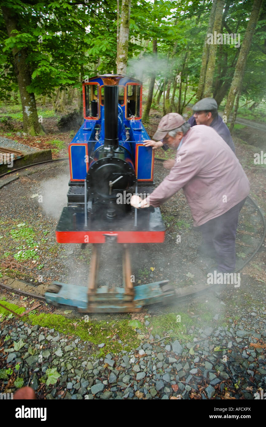 Miniature Steam Train, Island of Mull, Scotland Stock Photo - Alamy