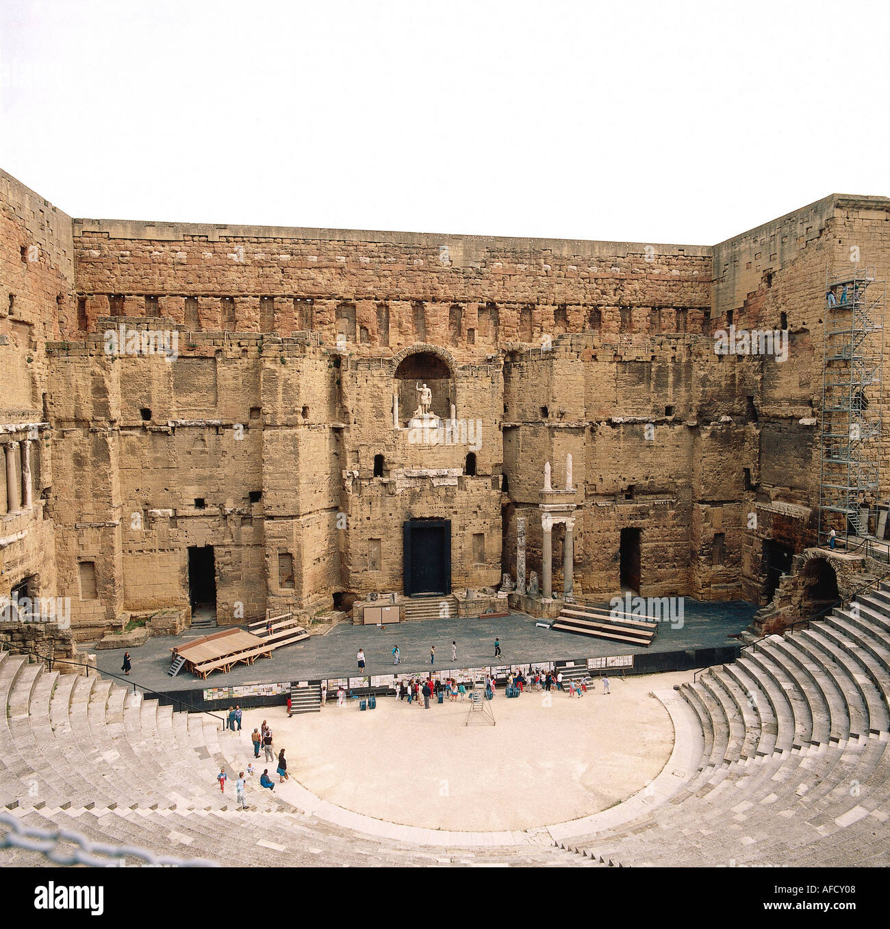 geography / travel, France, Orange, Monuments, ancient theatre, built ...