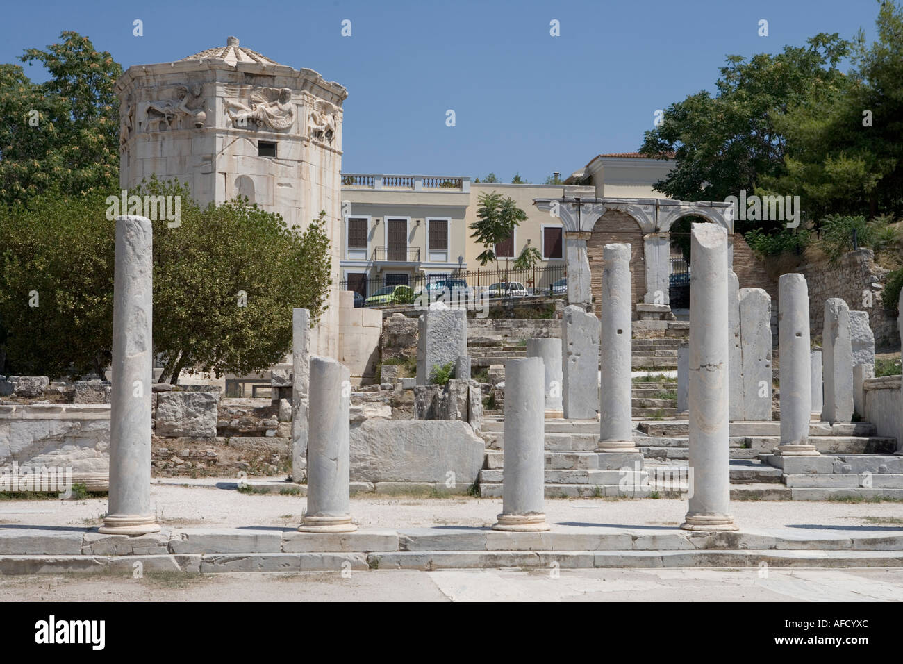 Europe greece tower winds hi-res stock photography and images - Alamy
