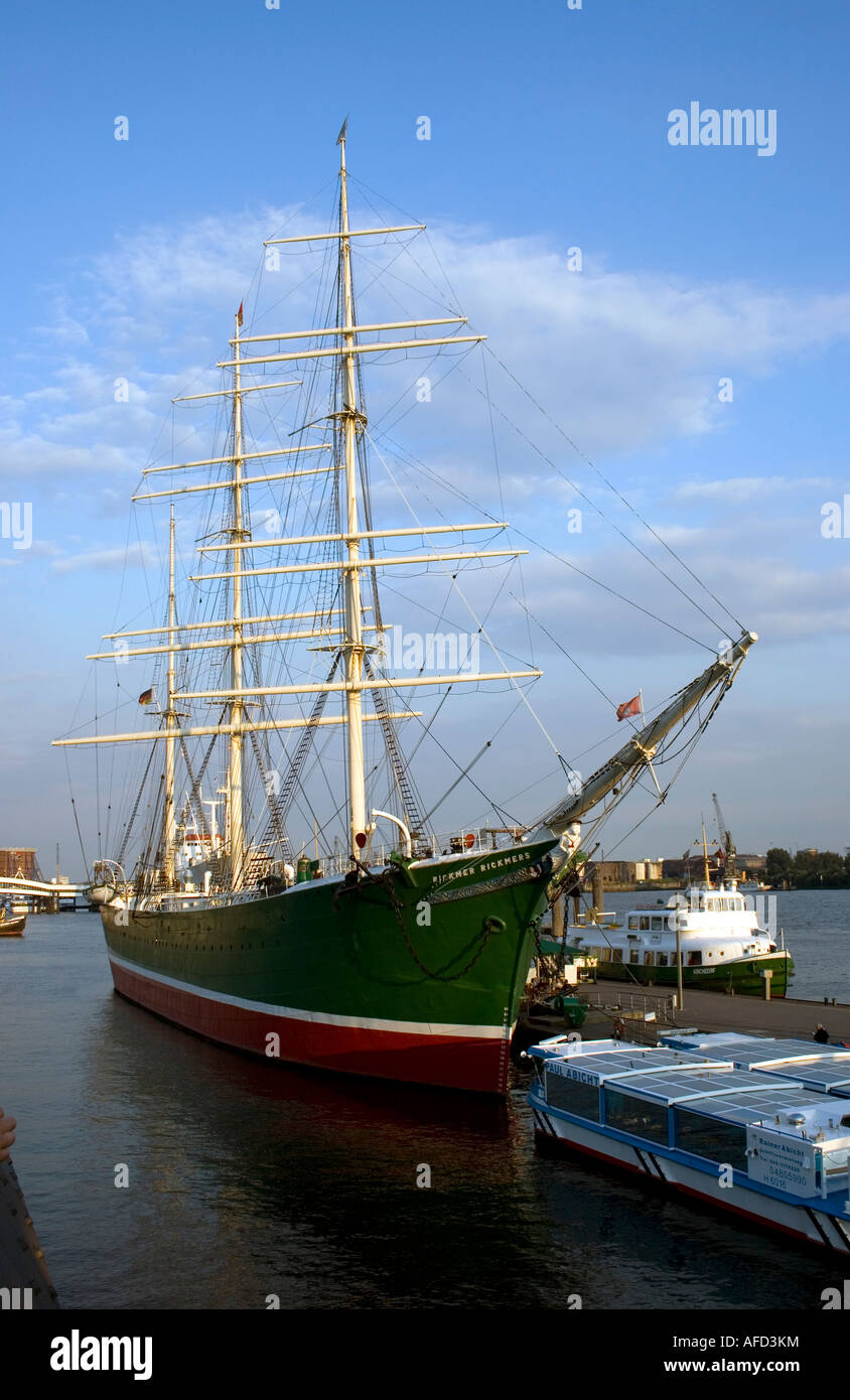 Museum Sailing Ship Rickmer Rickmers Stock Photo - Alamy