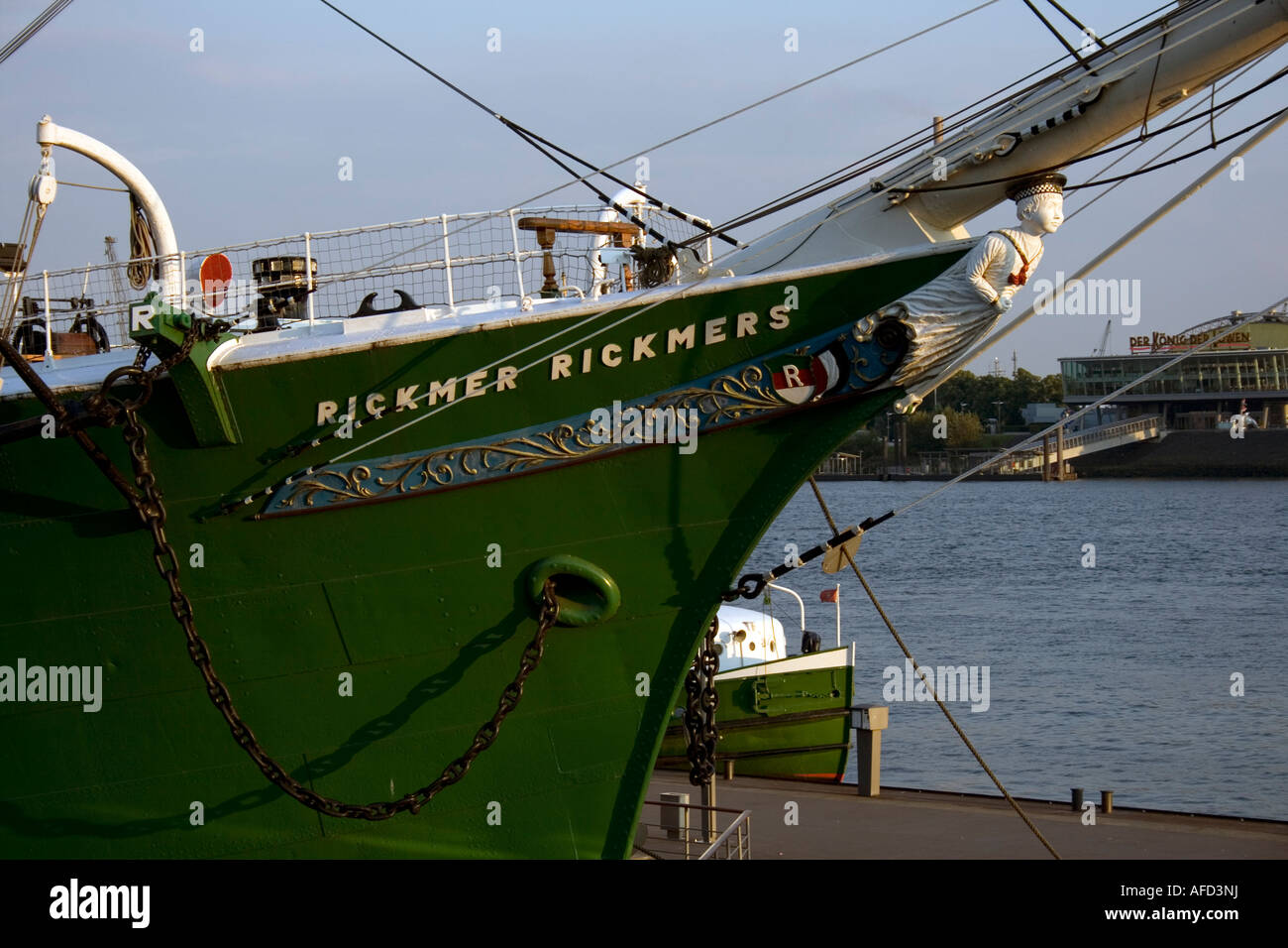 Museum Sailing Ship Rickmer Rickmers Stock Photo - Alamy