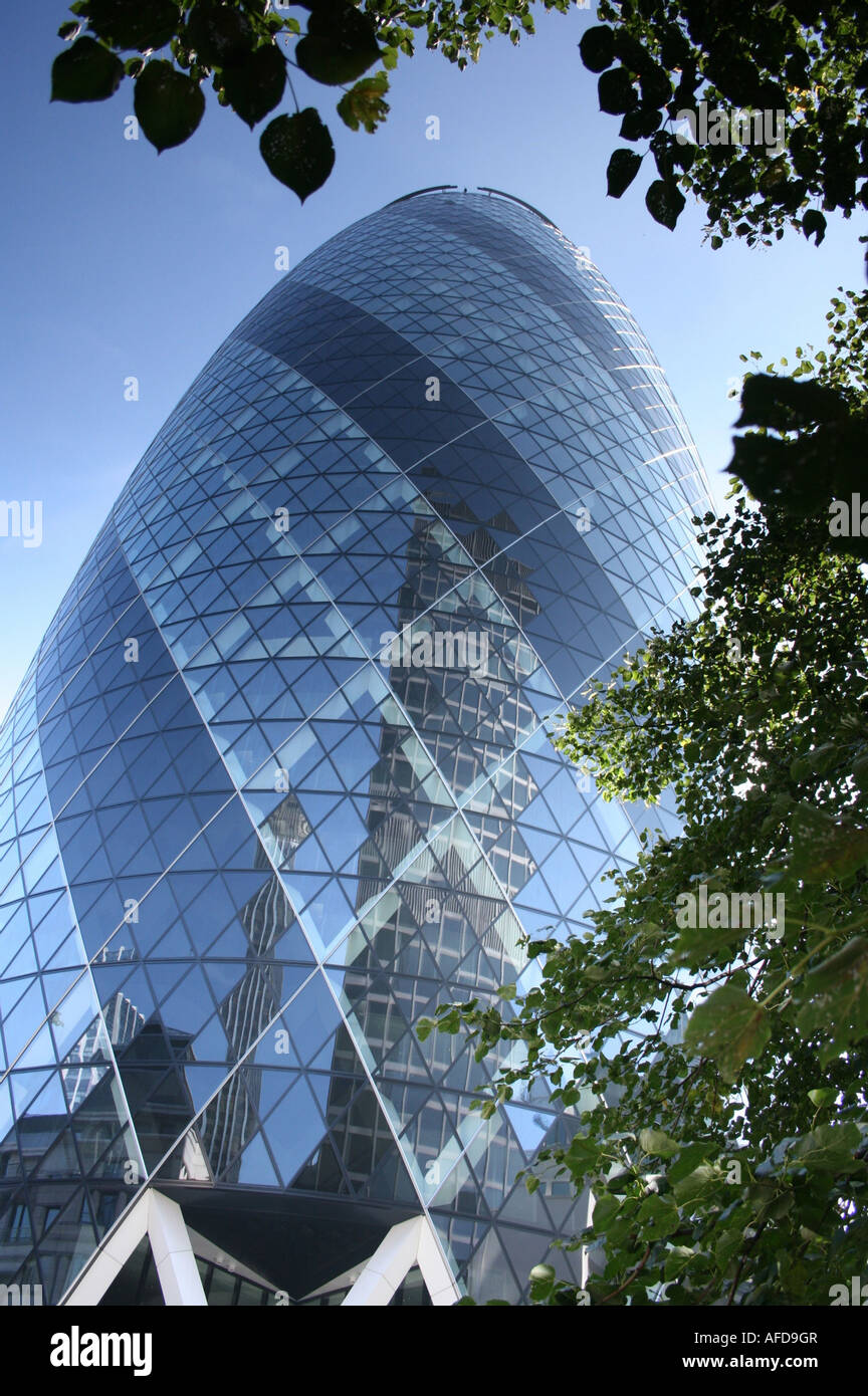 Portrait of the Gherkin Stock Photo - Alamy