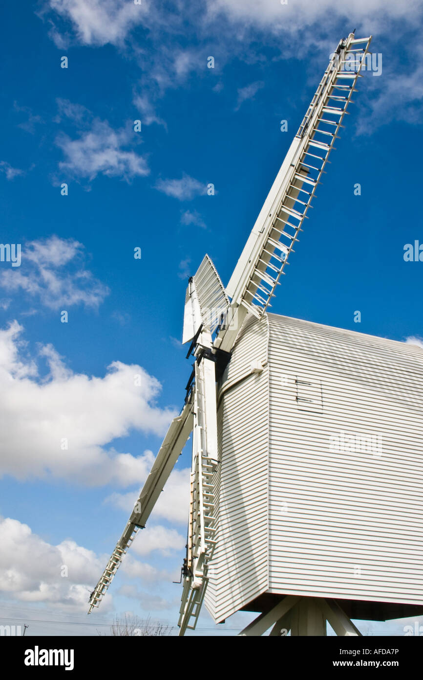 Chillenden Post Mill in Kent Stock Photo - Alamy