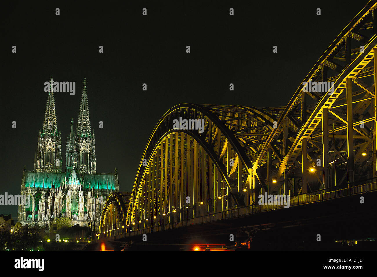 Dome, Hohenzollernbruecke, Cologne Germany Stock Photo - Alamy