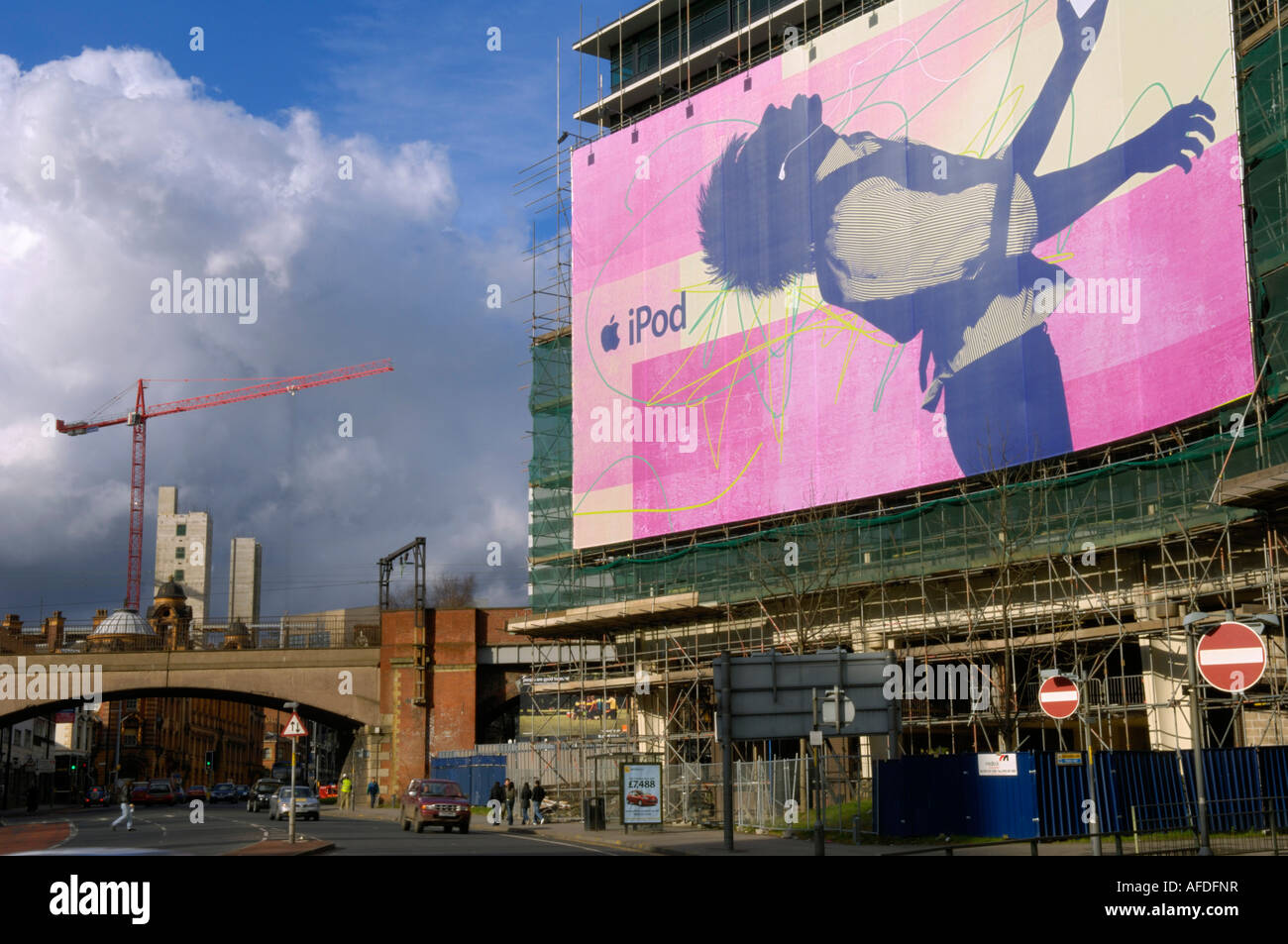 Redevelopment moving on apace in the Piccadily area of Manchester Stock ...