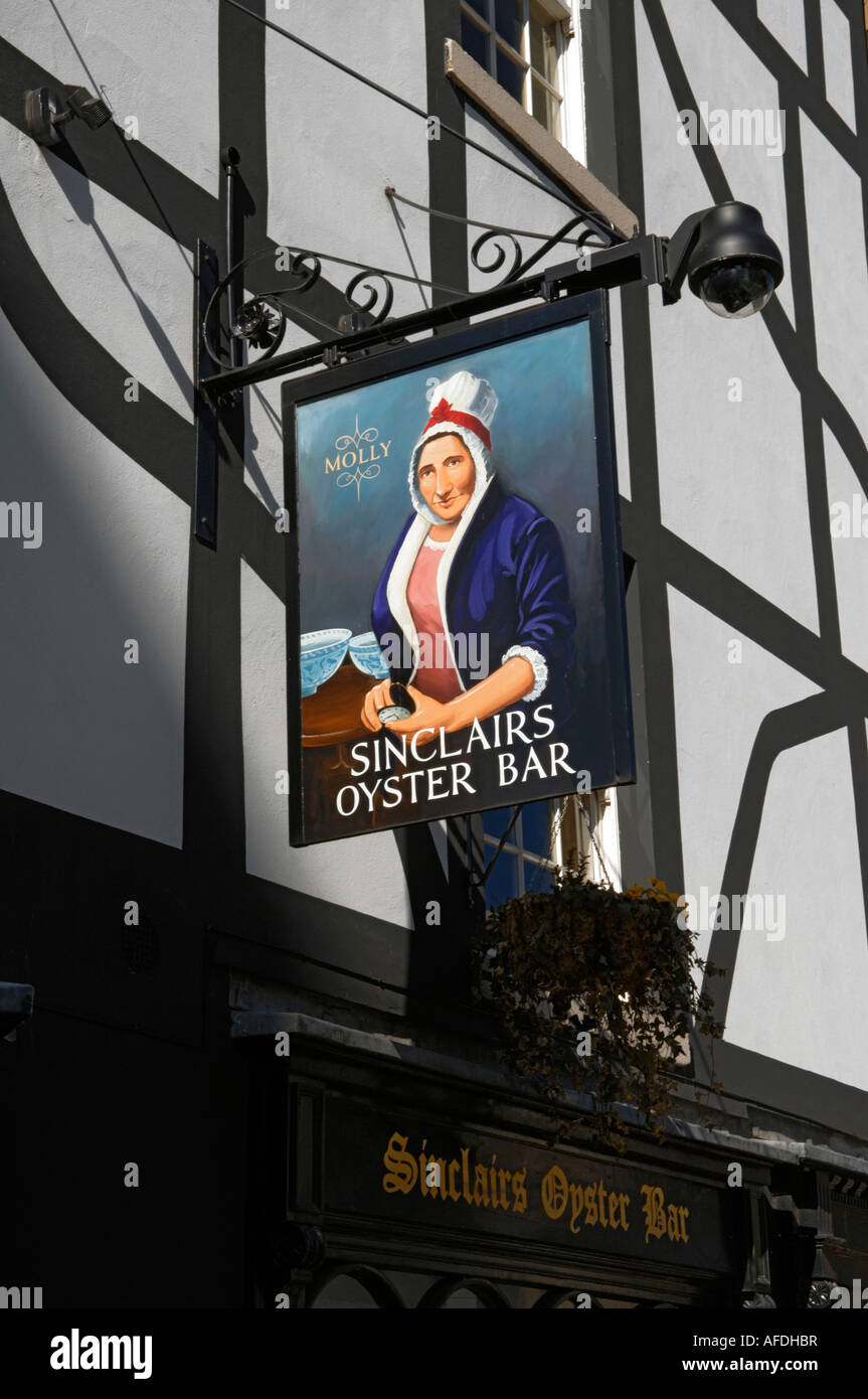 A traditional Inn sign in Manchester Stock Photo - Alamy
