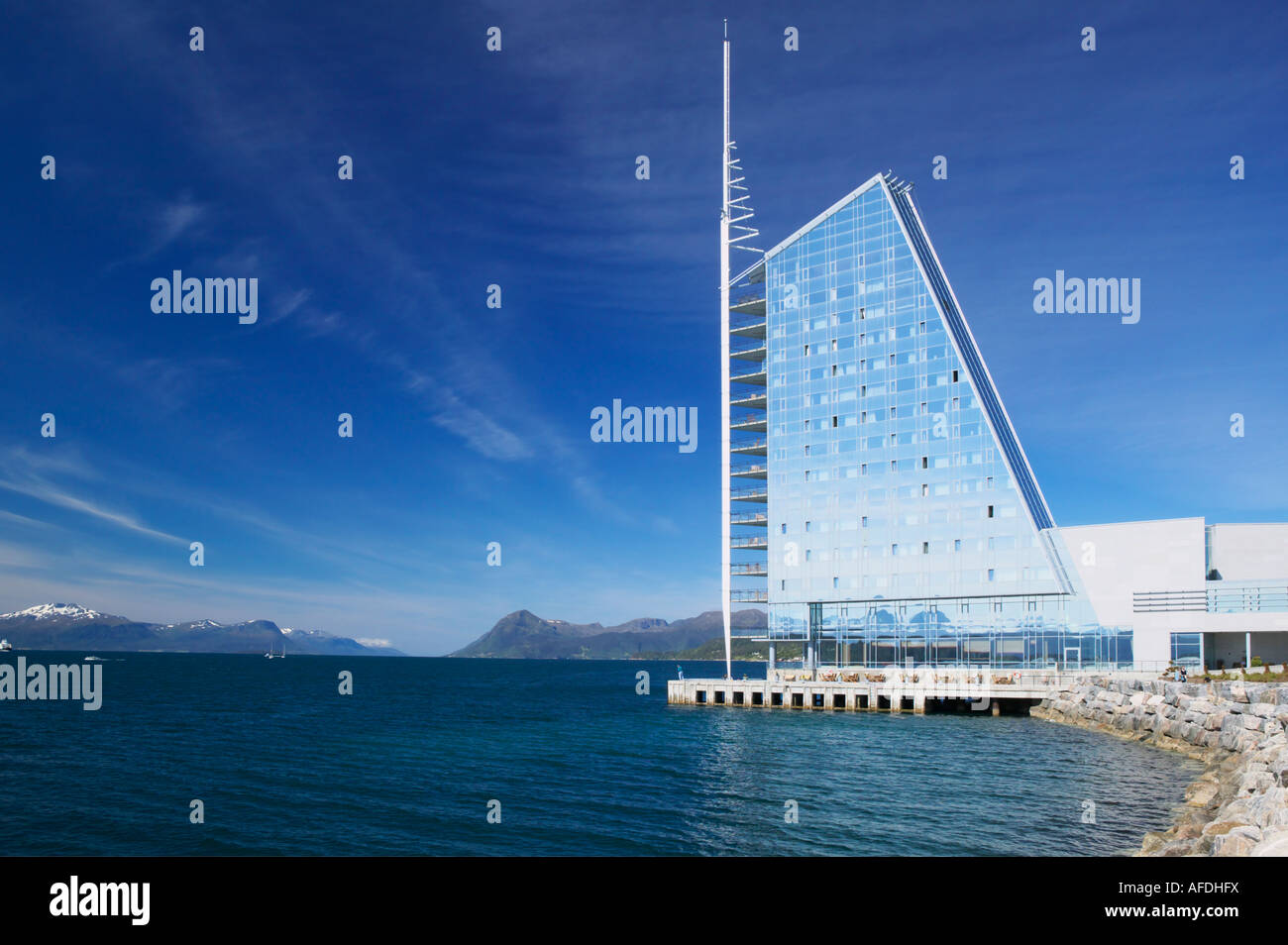 The Rica Seilet Hotel Reknes Molde More og Romsdal Norway Stock Photo ...