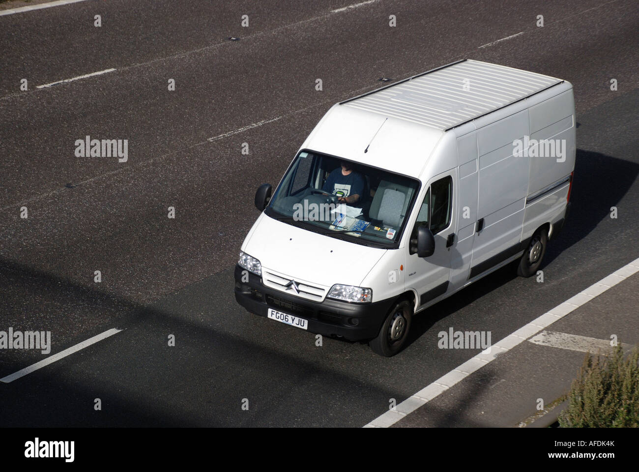 White van driver hi-res stock photography and images - Alamy