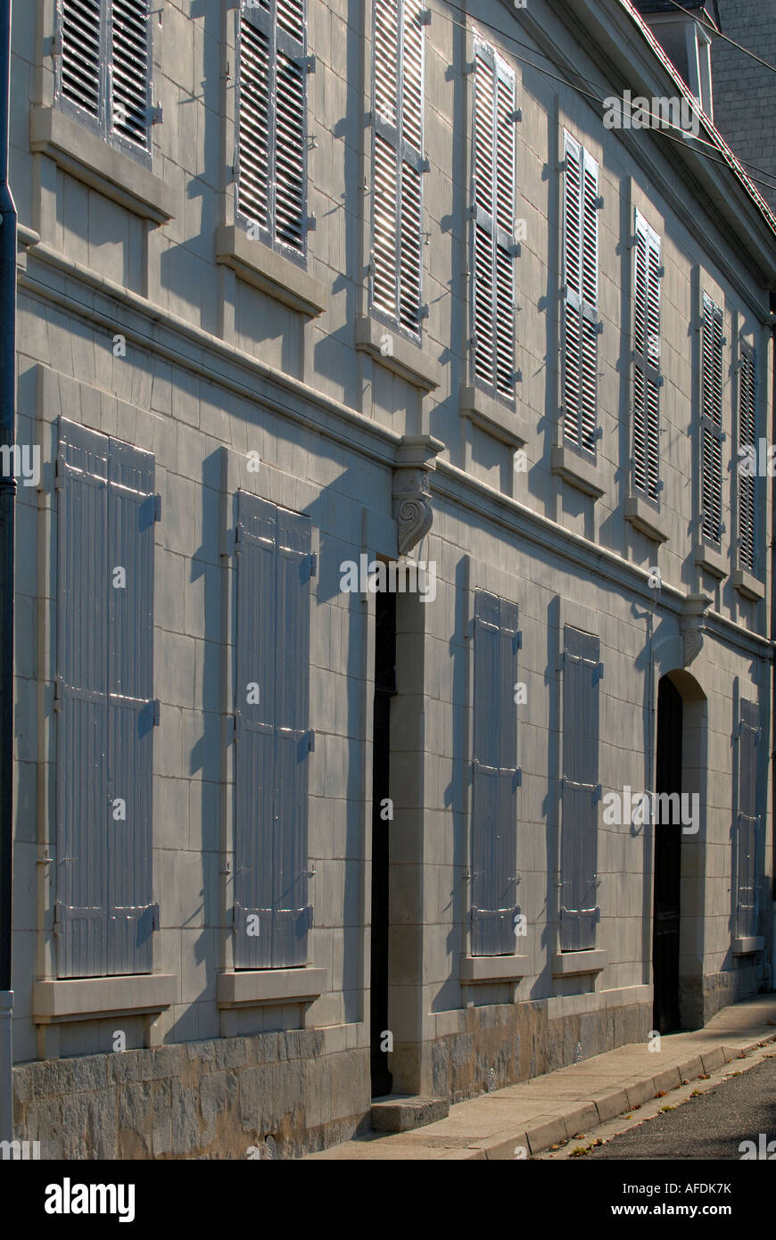 House window shutters, sud-Touraine, France Stock Photo - Alamy