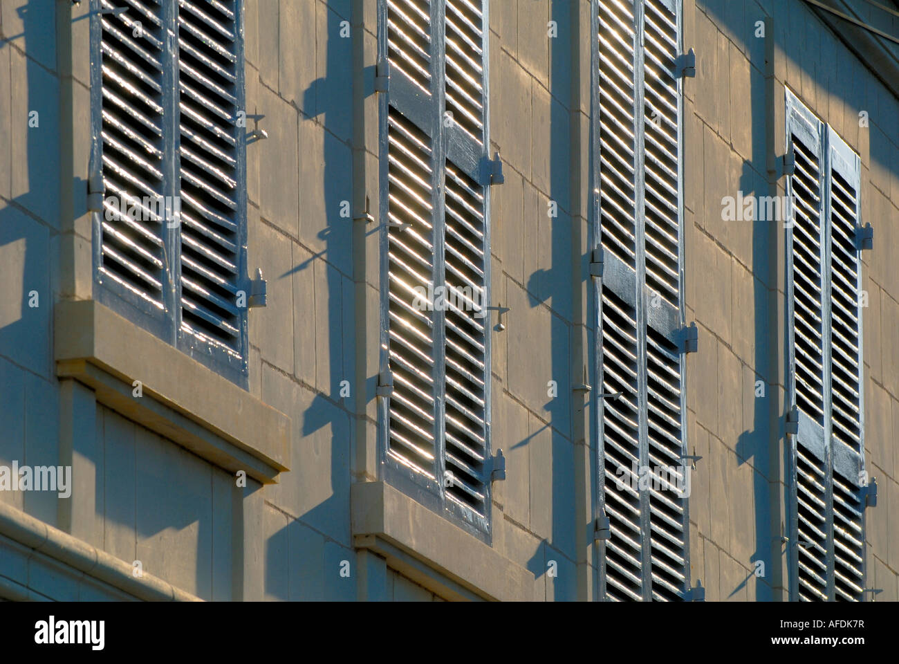 House window shutters, sud-Touraine, France Stock Photo - Alamy