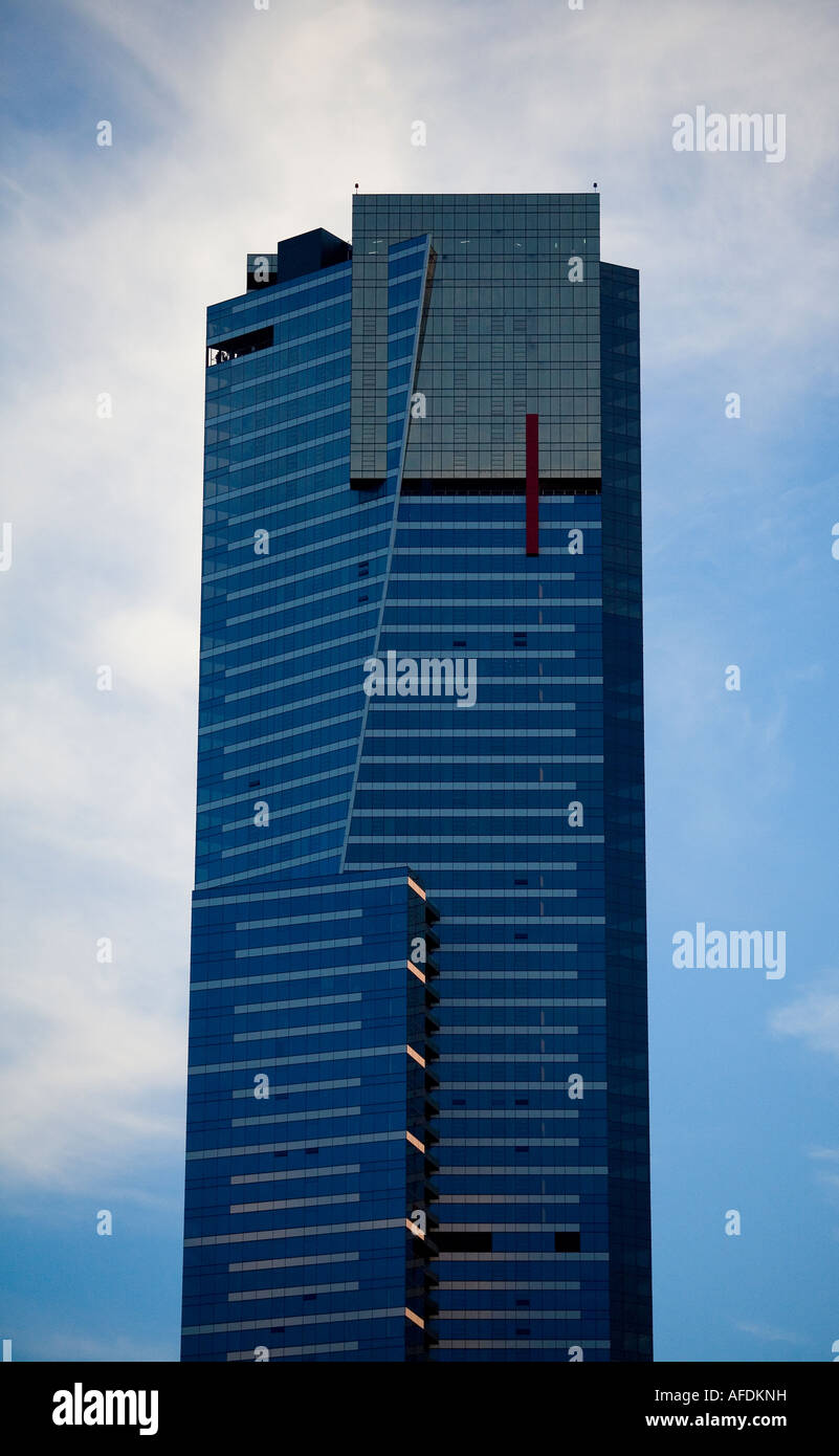 Vertical of highest building skyscraper, in Melbourne, Australia Stock ...