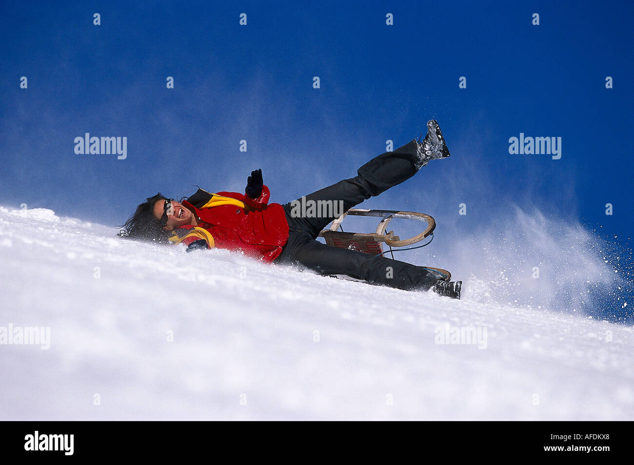 Riding sledge hi-res stock photography and images - Alamy