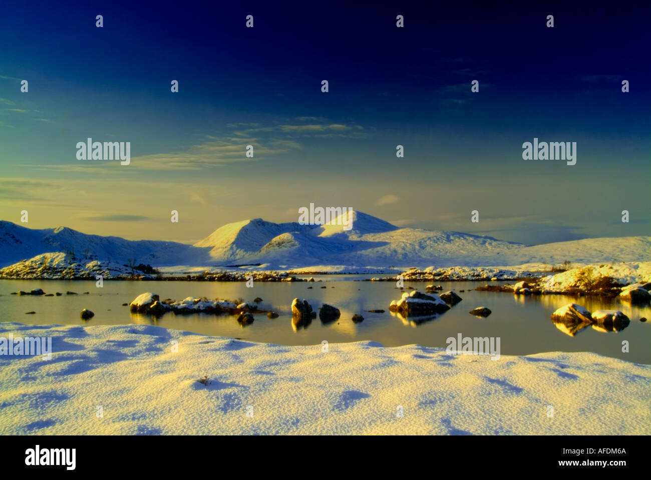 Rannoch Moor scottish highlands Stock Photo - Alamy