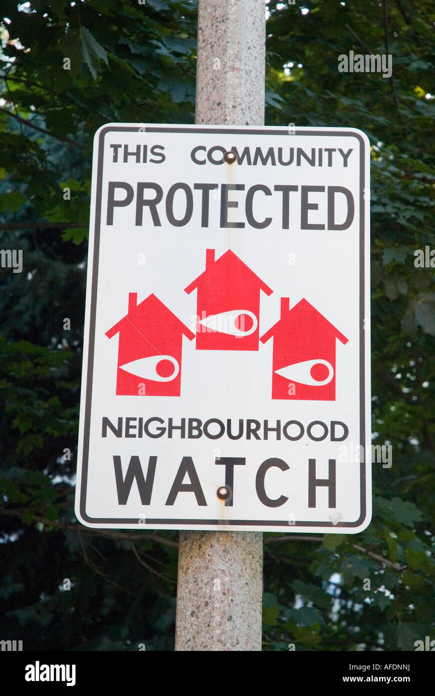 Neighbourhood watch sign Stock Photo - Alamy