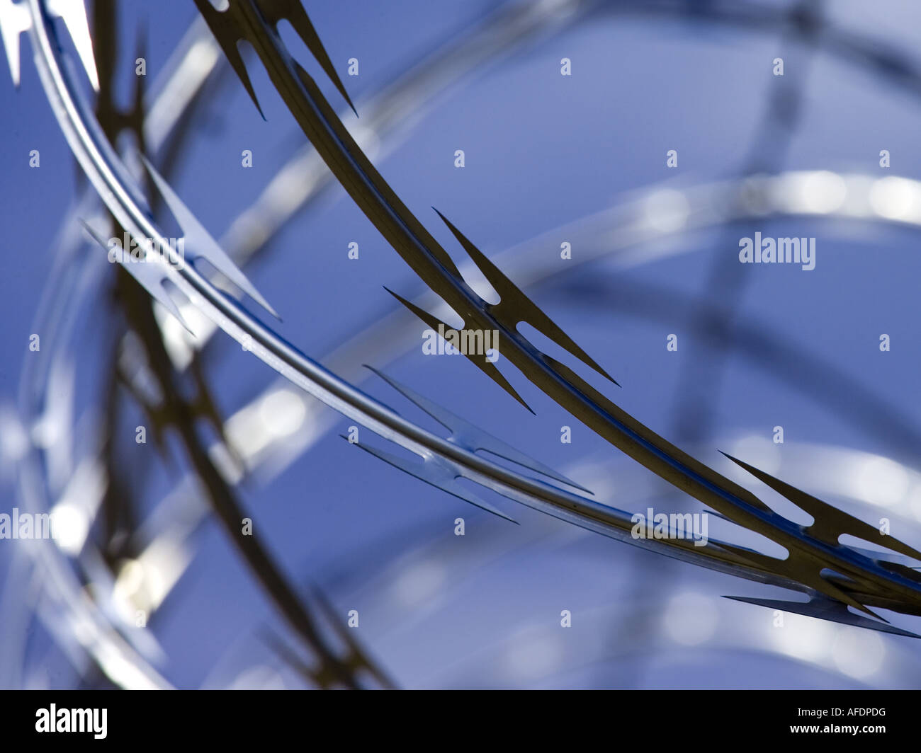 Concertina razorwire hi-res stock photography and images - Alamy