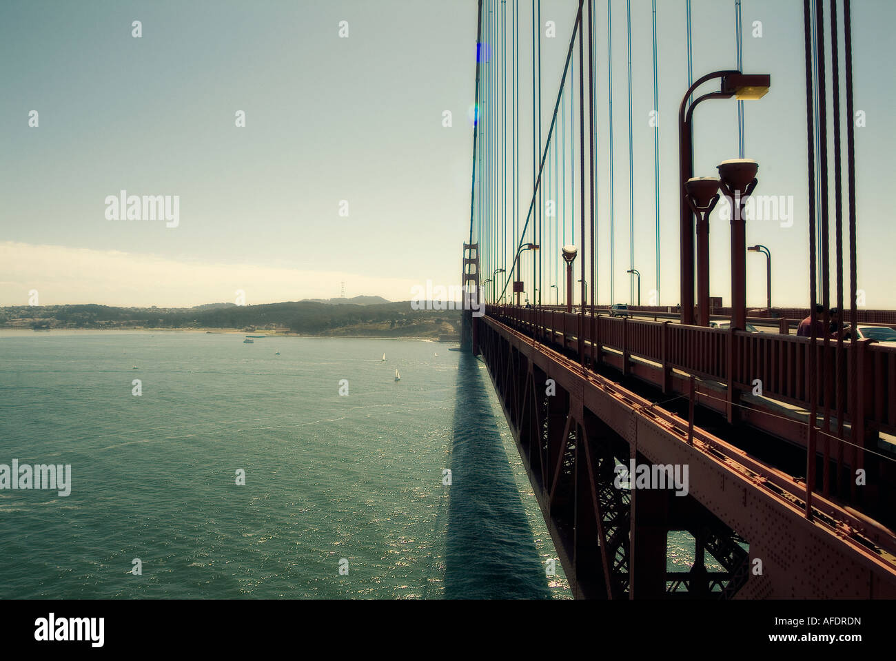 The Golden Gate Bridge. San Francisco Bay. California. USA Stock Photo ...