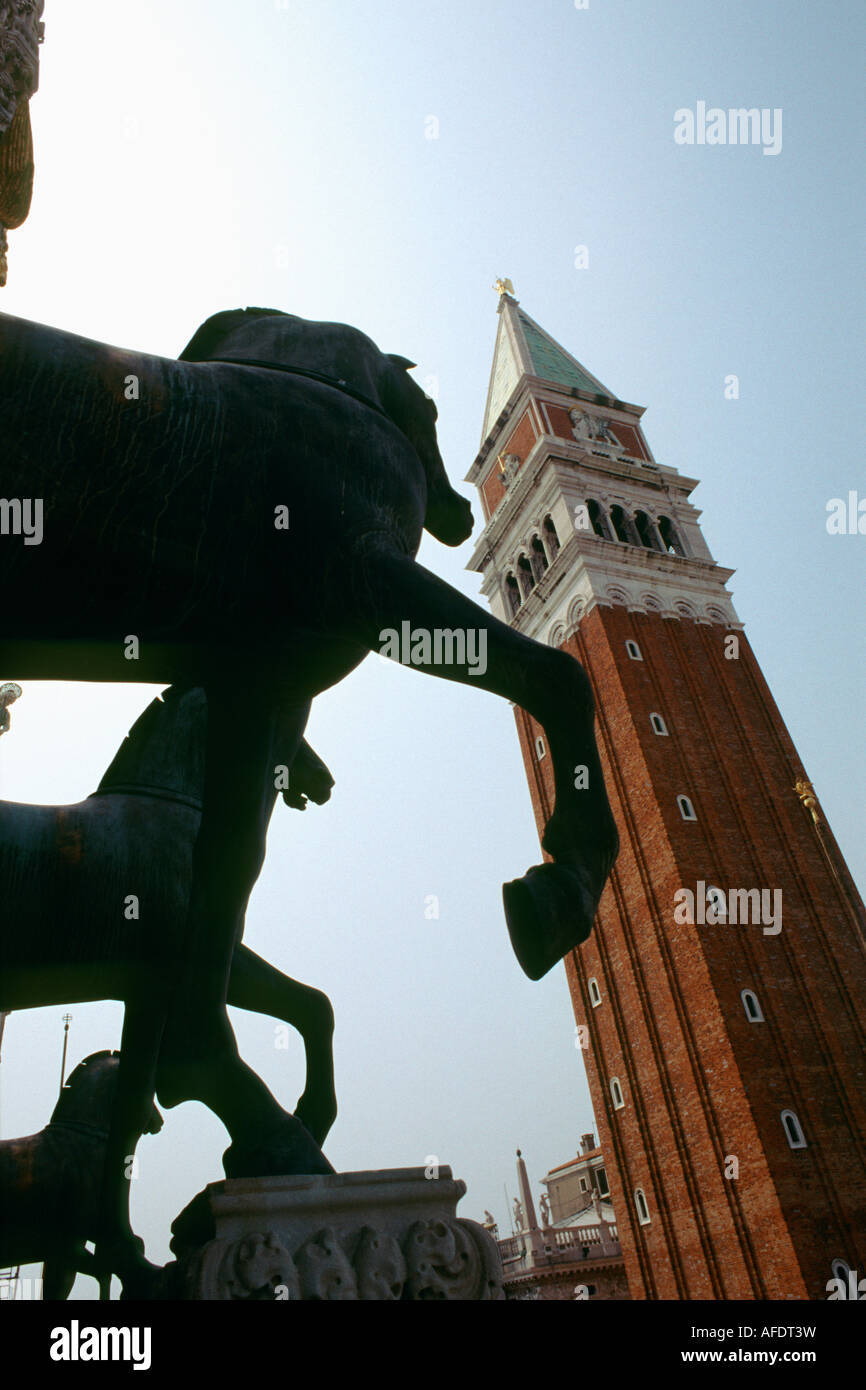Bronze horses, St Marks Basilica, Venice Stock Photo - Alamy