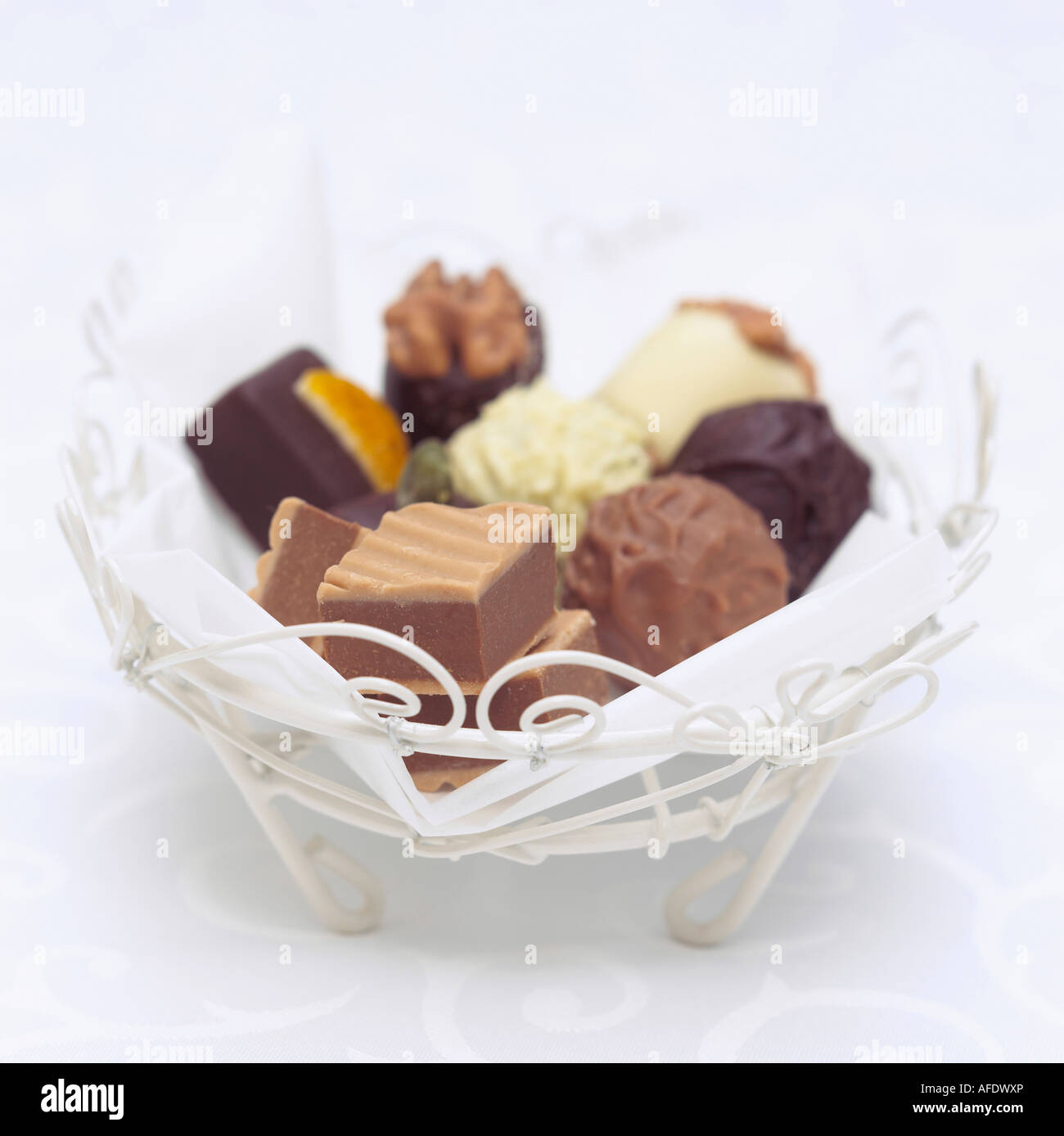 Assorted chocolates, Close-up Stock Photo - Alamy