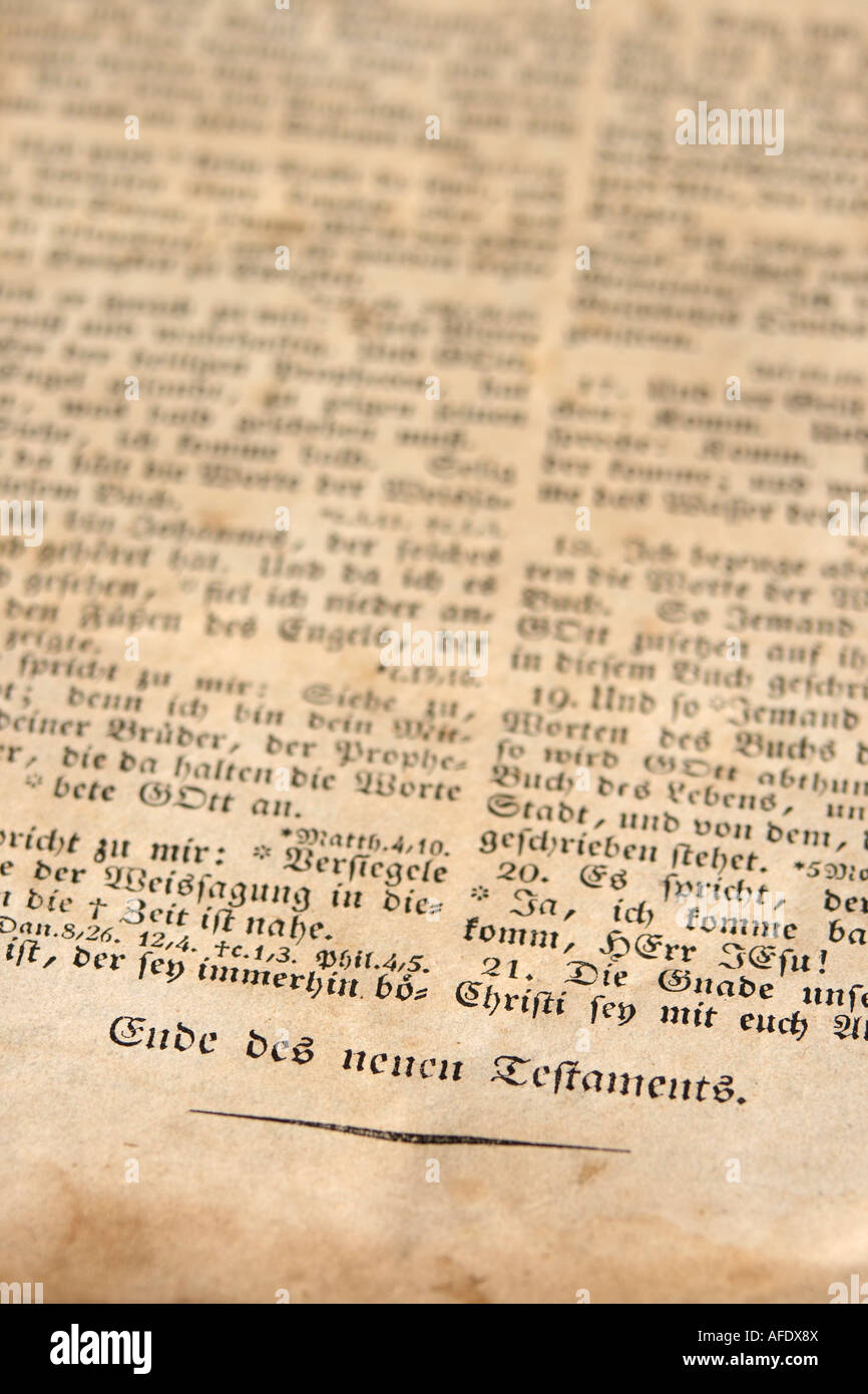 Close up shot bible page hi-res stock photography and images - Alamy