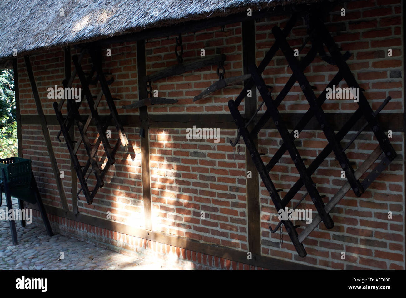 old german agricultural farming machines Stock Photo - Alamy