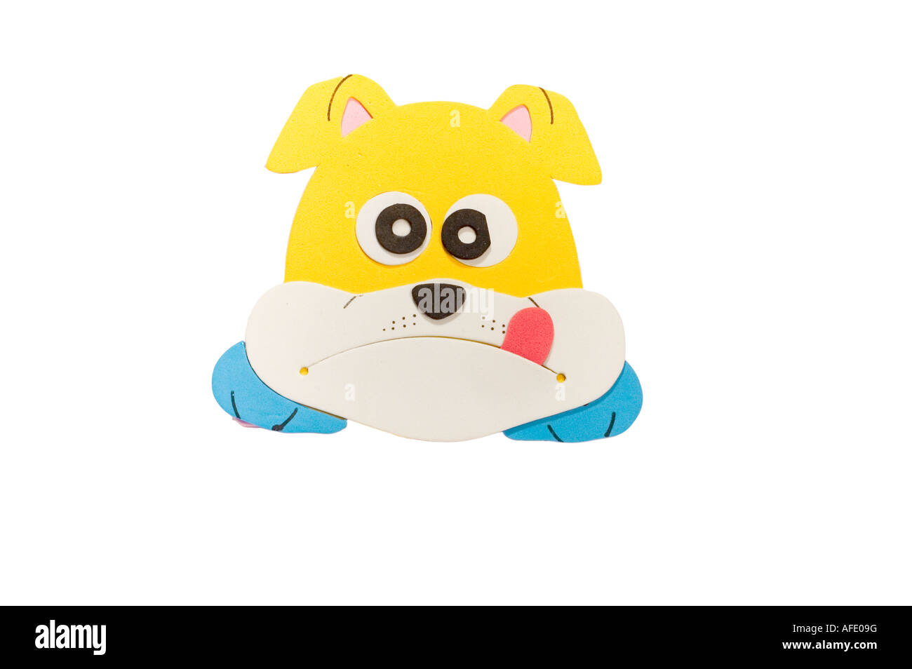 series isolated on white toy rubber dog Stock Photo - Alamy