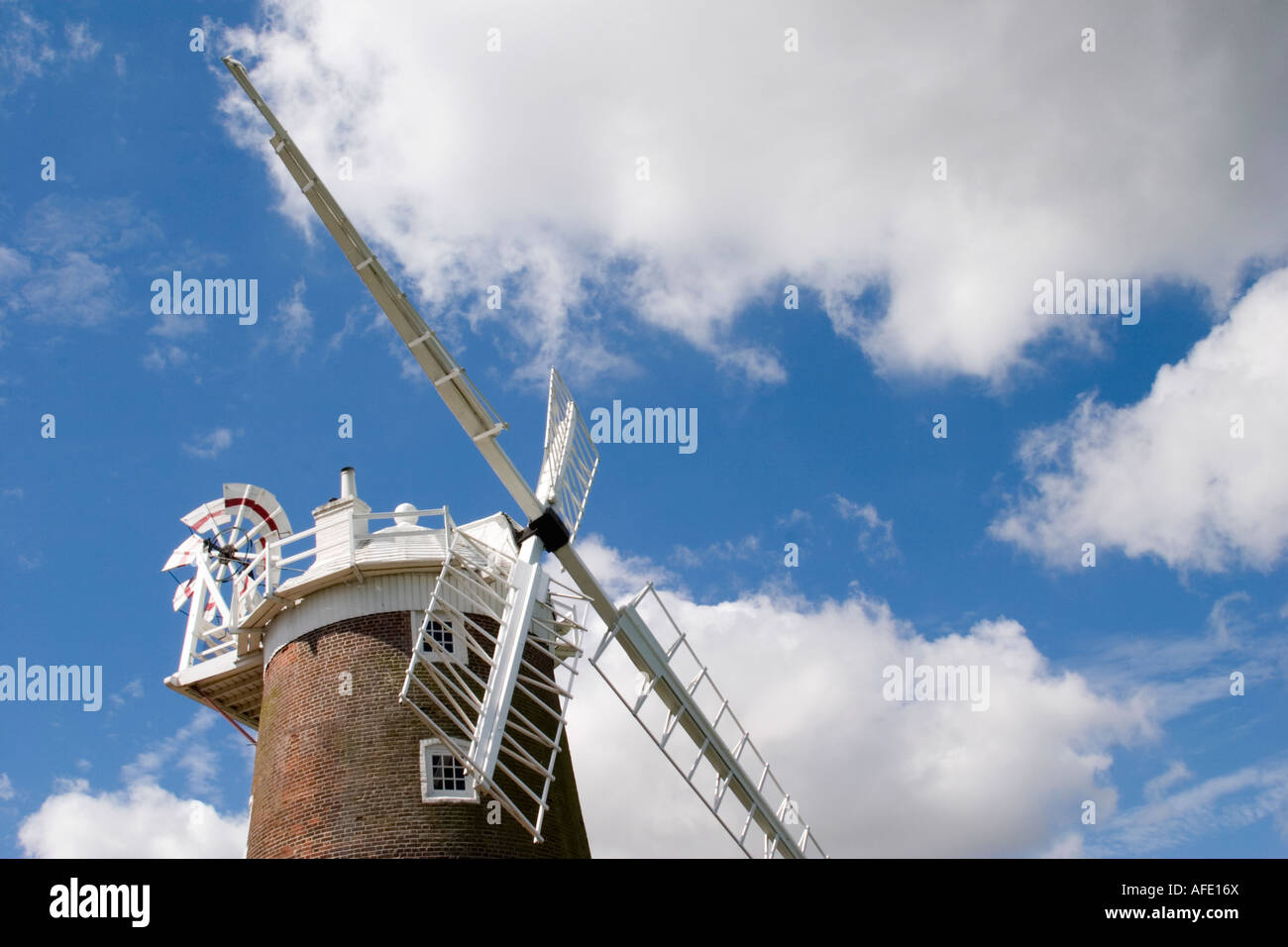 Windmill near Cley Norfolk United Kingdom July 2007 Stock Photo - Alamy