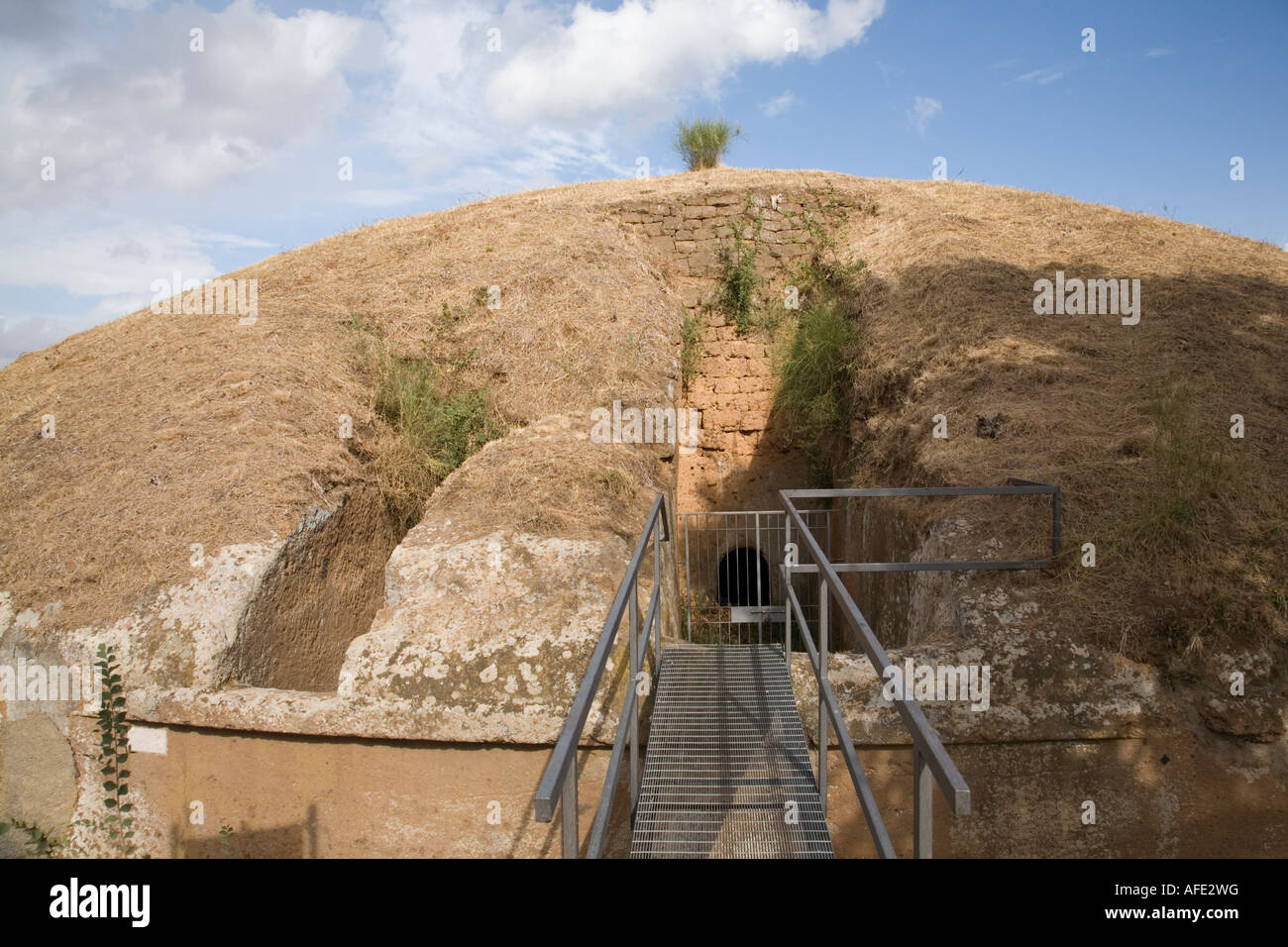 Necropolis city of the dead Cerveteri Italy Stock Photo - Alamy