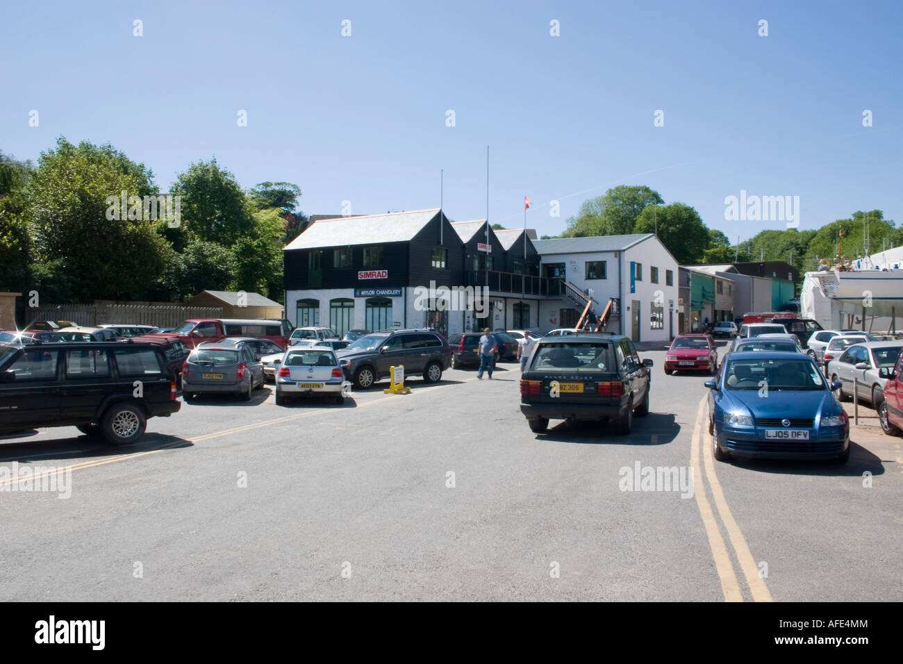 Views of Mylor Yacht Harbour Stock Photo - Alamy