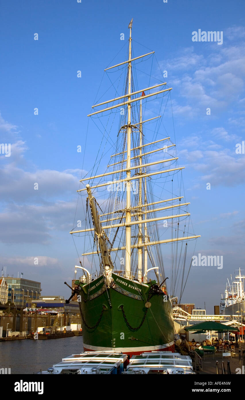 Museum Sailing Ship Rickmer Rickmers Stock Photo - Alamy