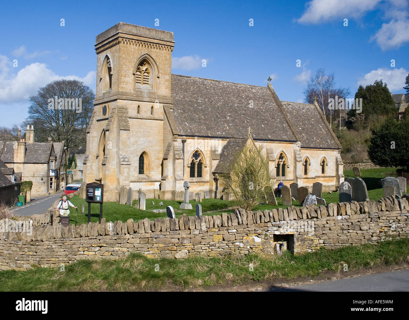St Barnabas Church Snowshill in the Cotswolds Stock Photo - Alamy