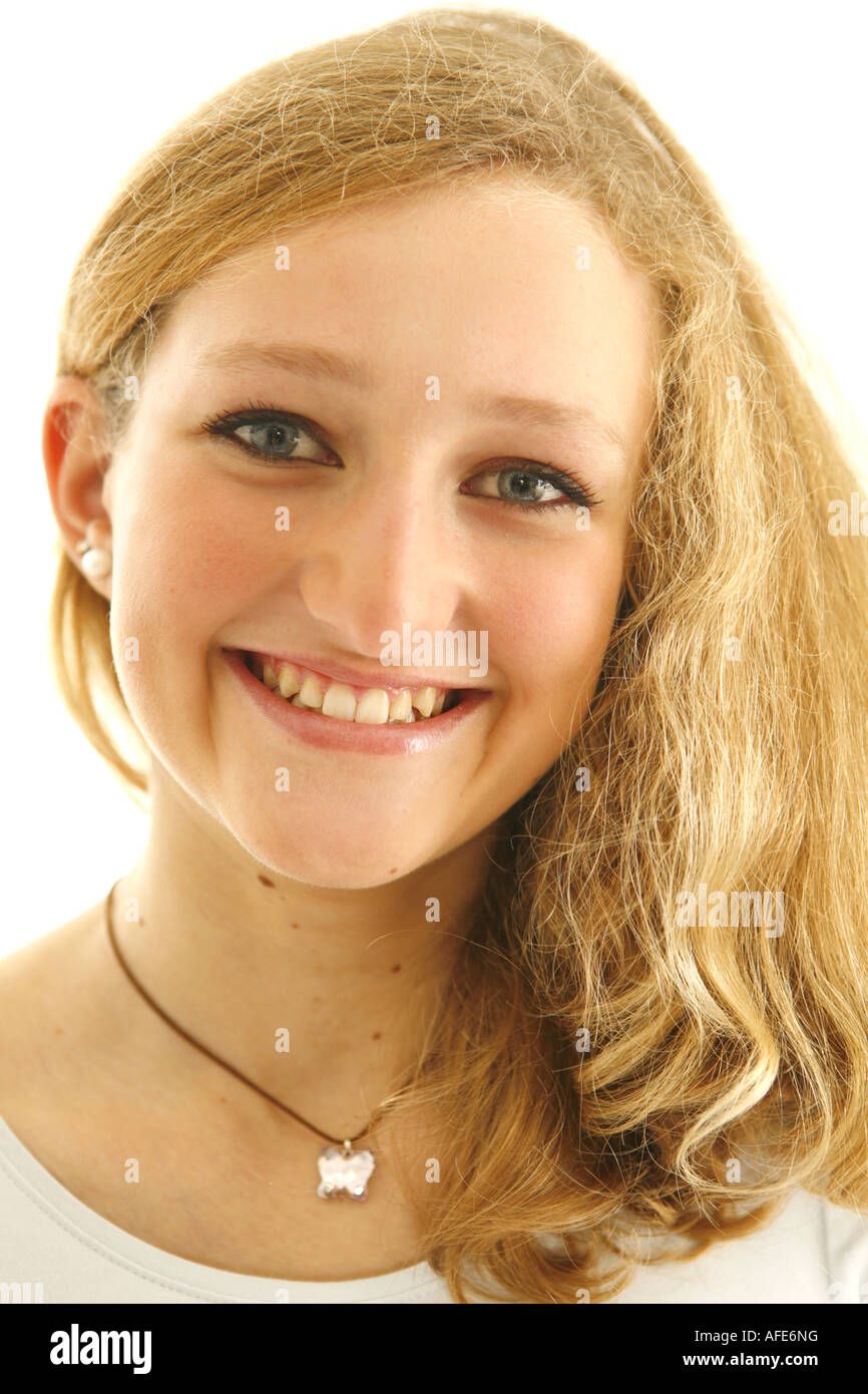 Portrait of teenage girl Stock Photo - Alamy
