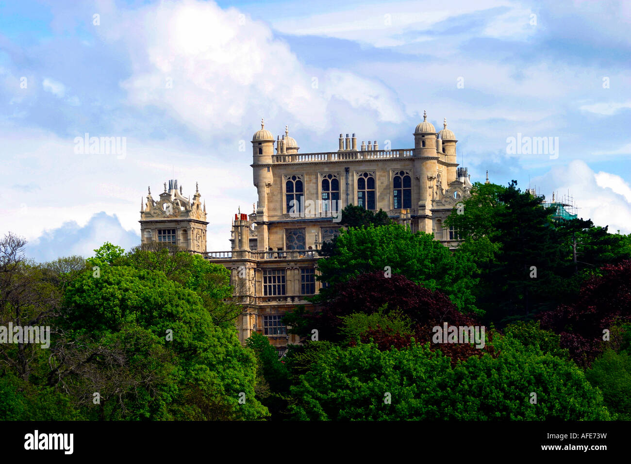Elizabethan mansion built by the willoughbys hi-res stock photography ...