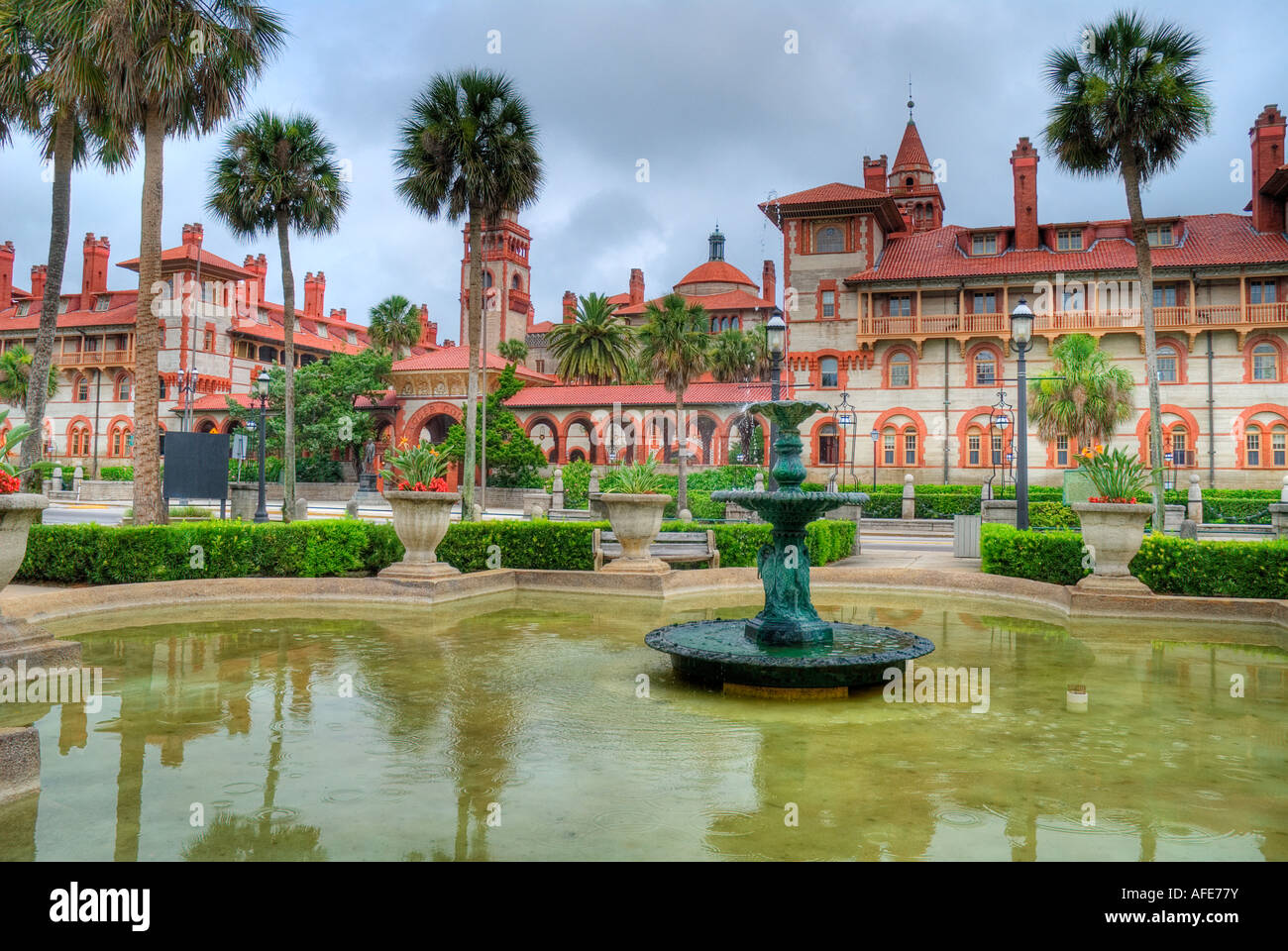 Flagler College, St. Augustine, FL., HDR image Stock Photo - Alamy
