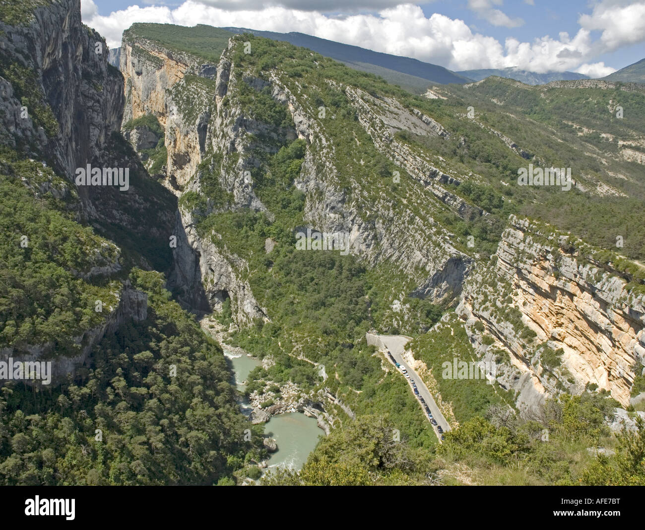 Looking southsoutheast from Point Sublime towards Couloir Samson and ...