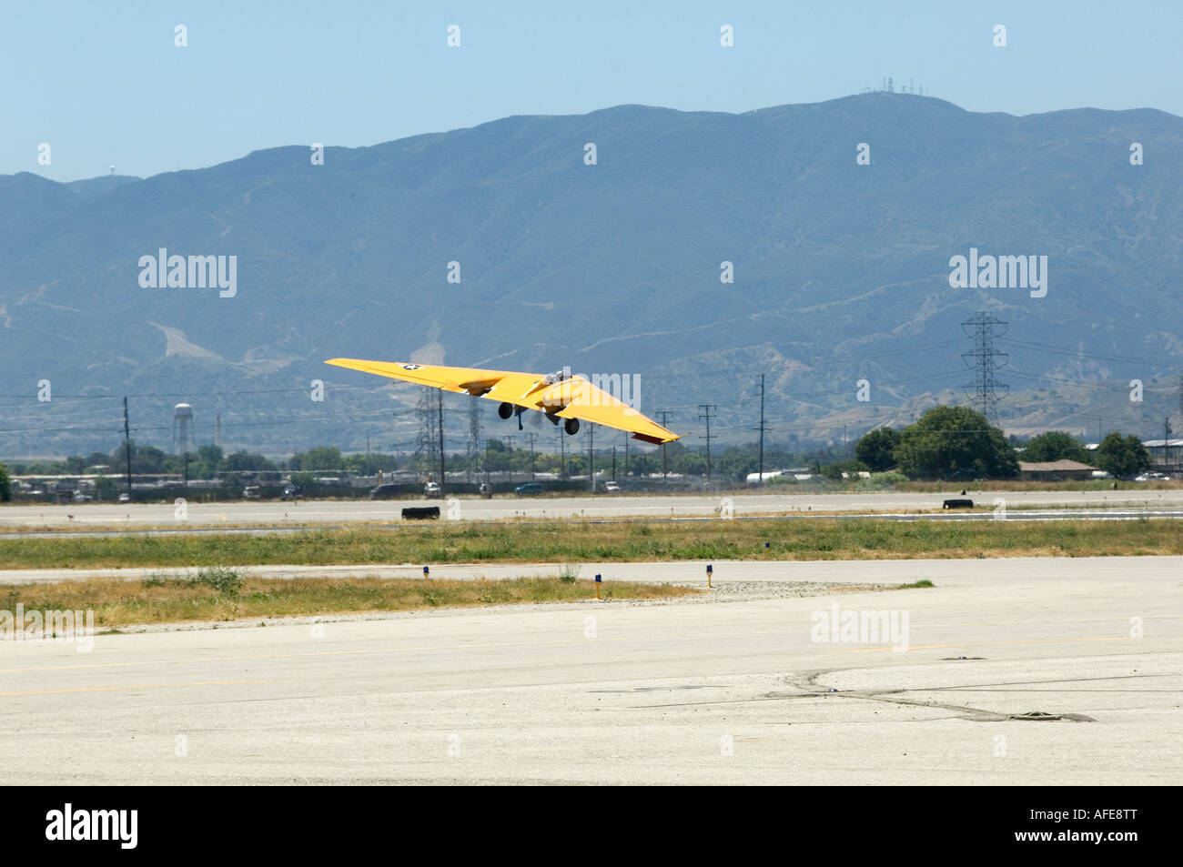 Northrop N9MB flying wing horizontal Stock Photo - Alamy