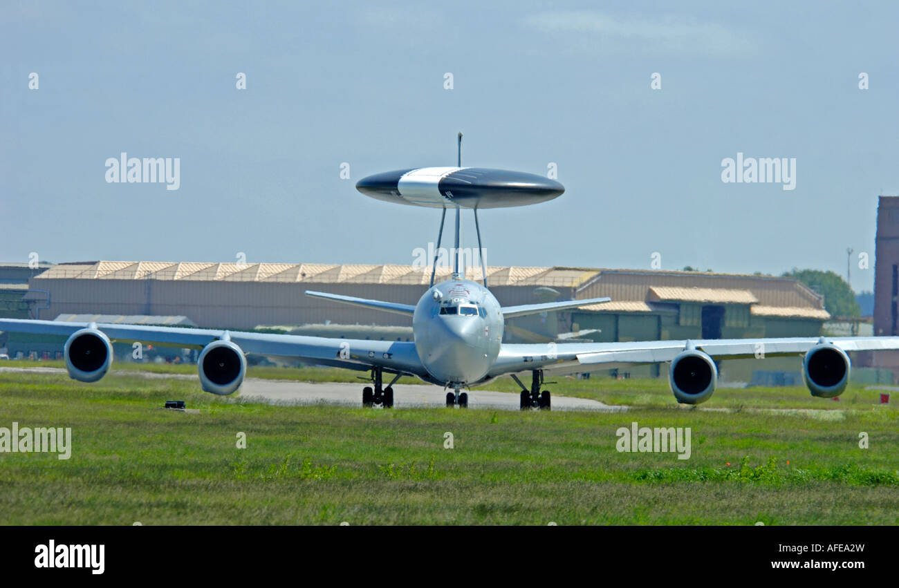 Royal Air Force Boeing E-3D AEW1 Sentry Head on Stock Photo - Alamy