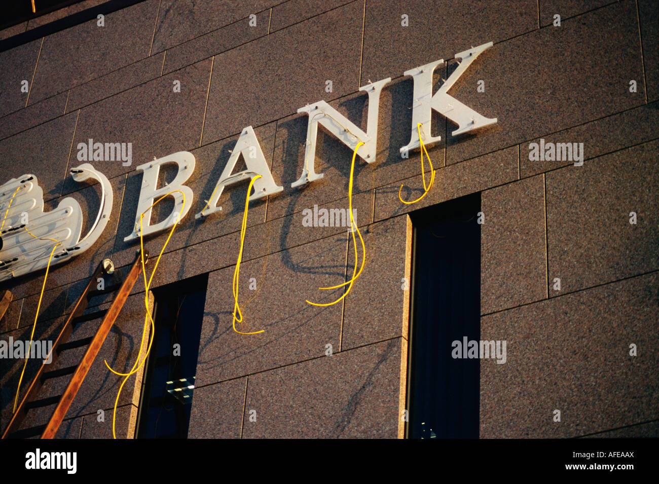 building facade with logo of ING bank under construction Stock Photo ...