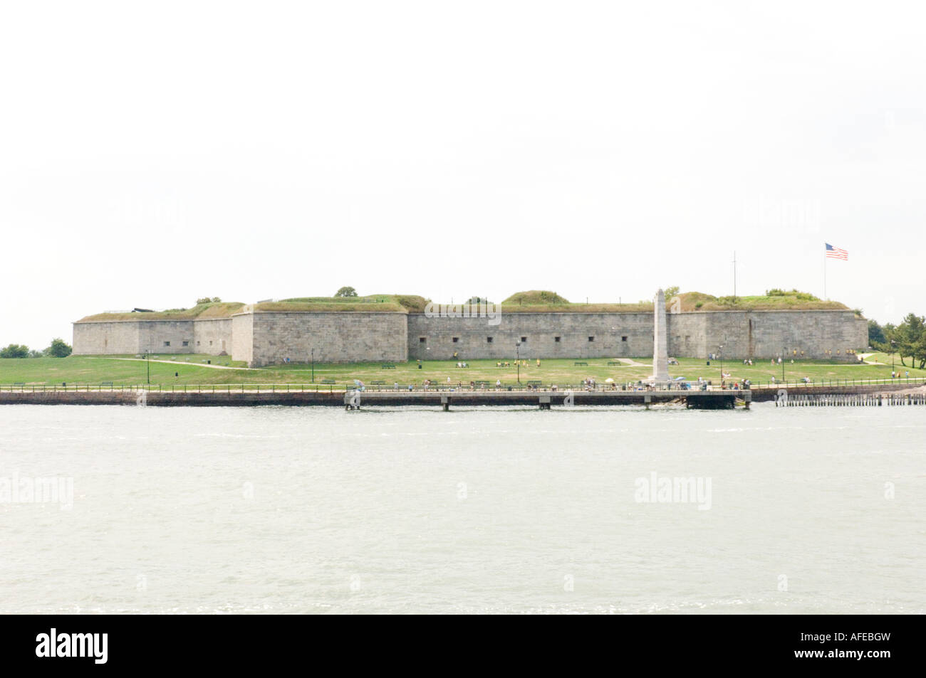 Fort Independence at Castle Island in South Boston, Massachusetts Stock ...