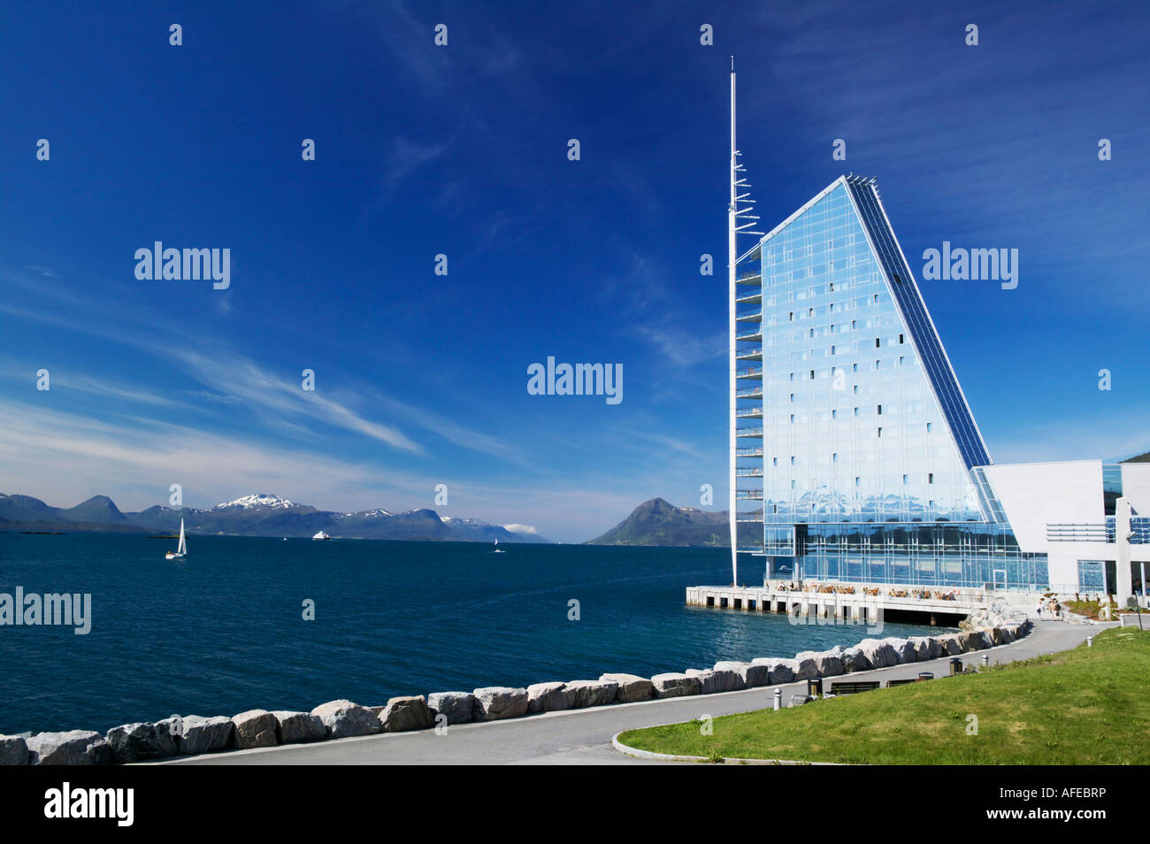 The Rica Seilet Hotel Reknes Molde More og Romsdal Norway Stock Photo ...