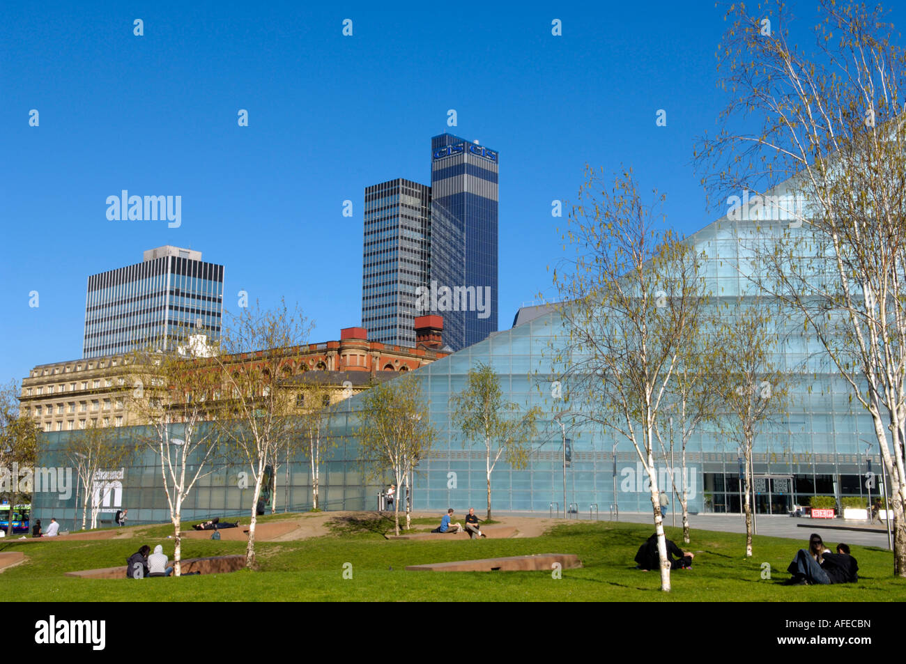 The CIS building dominating the Manchester skyline Stock Photo - Alamy